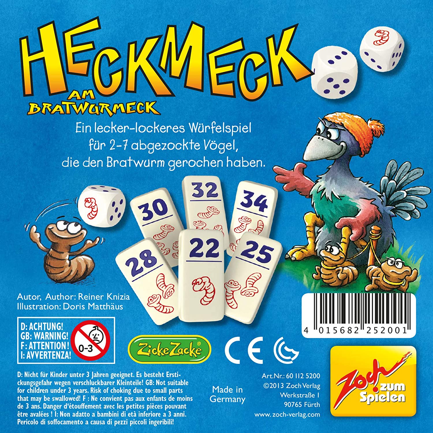 Heckmeck am Bratwurmeck - Alle Erweiterungen und Spielanleitung!